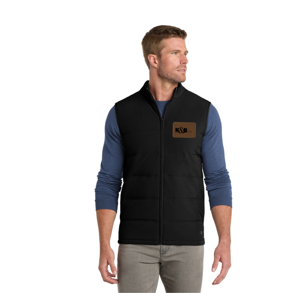 Travis Mathew Cold Bay Vest - Leather Patch – Carapella & Co. Customs